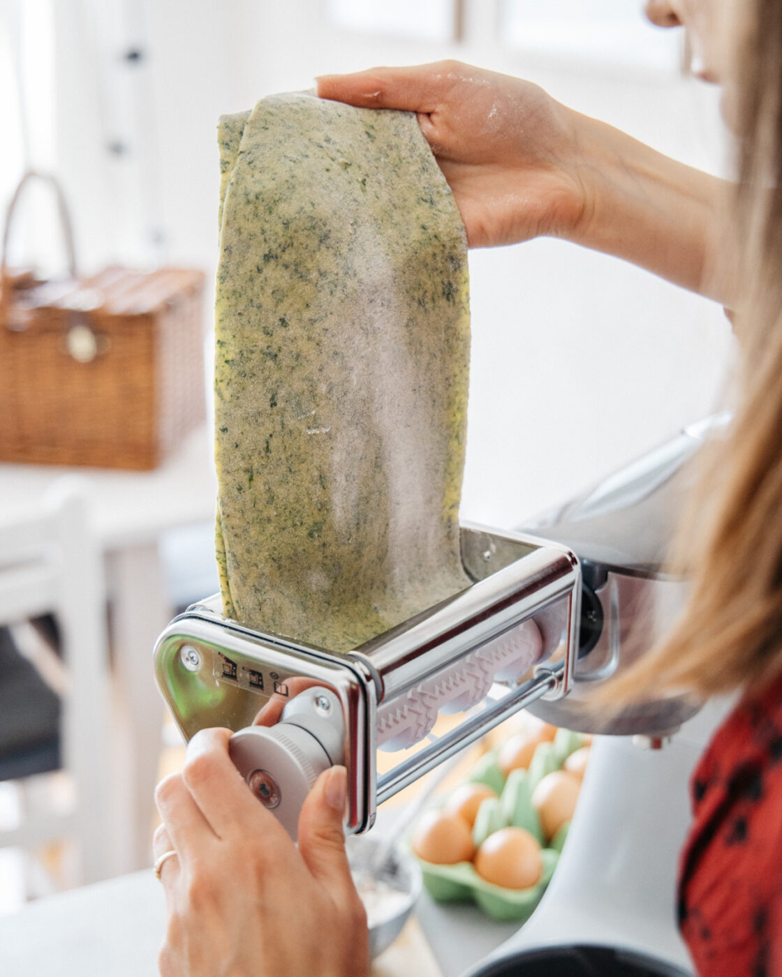 Zeleni ravioli od rikole, punjeni ricotta sirom - Gladuša