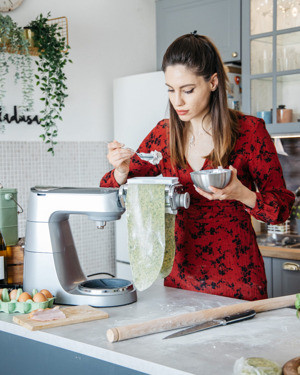 Zeleni ravioli od rikole, punjeni ricotta sirom - Gladuša